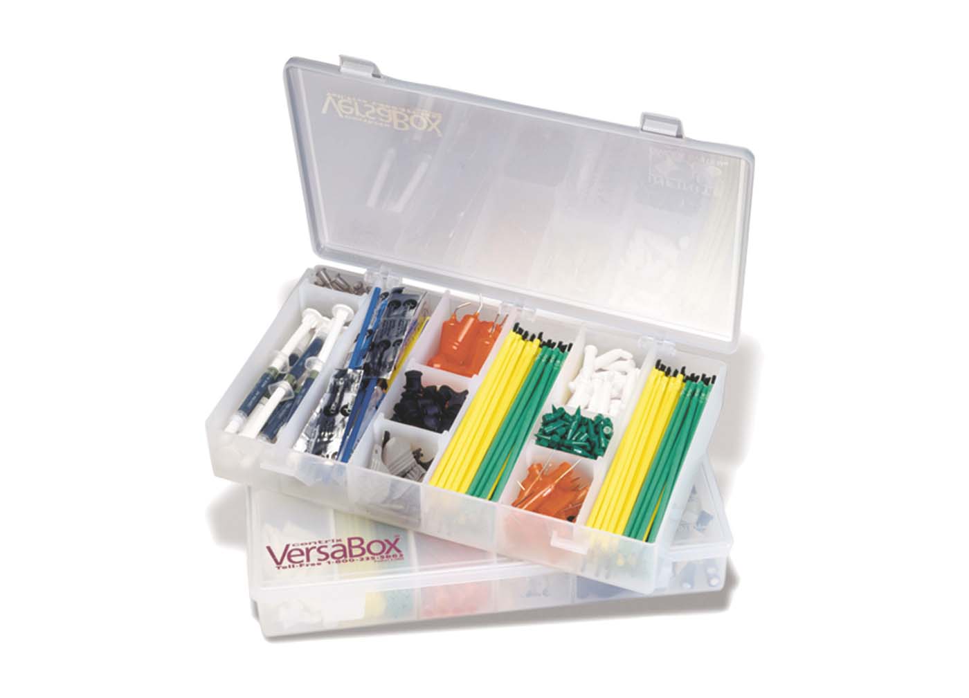 VersaBox™ Box mit 6 Trennwänden, 6 Fächern (45 x 160 mm) | Zubehör für ...