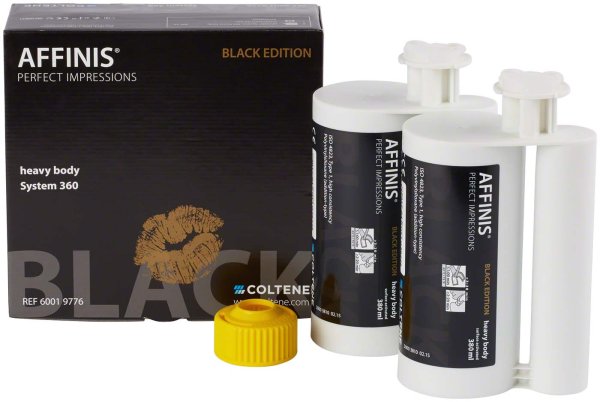 AFFINIS® heavy body BLACK EDITION 2 x 380 ml System 360, 1 Fixation ...