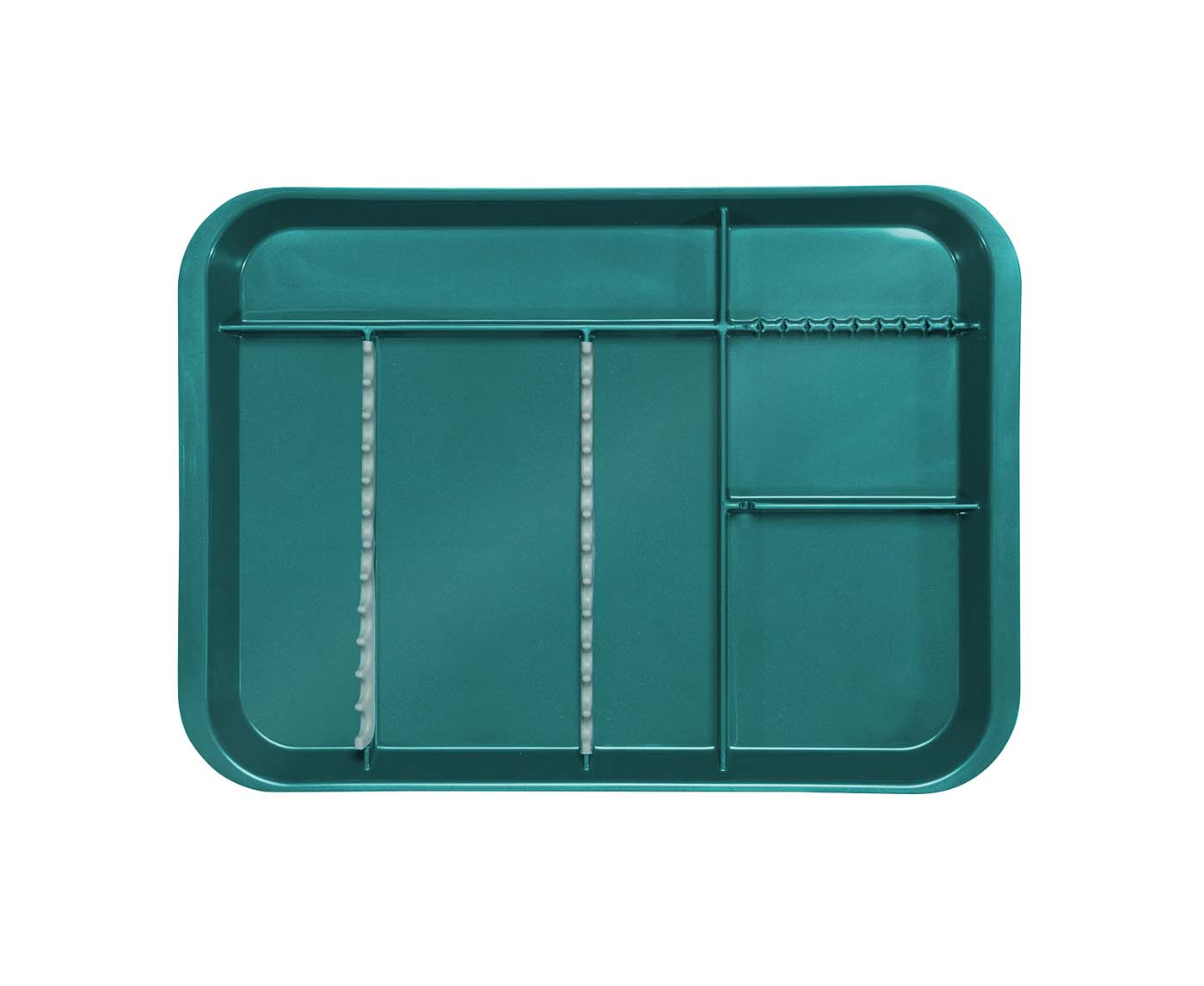 B-Lok Tray Tray 34 x 24,5 x 2,2 cm, mit Einteilung türkis ...