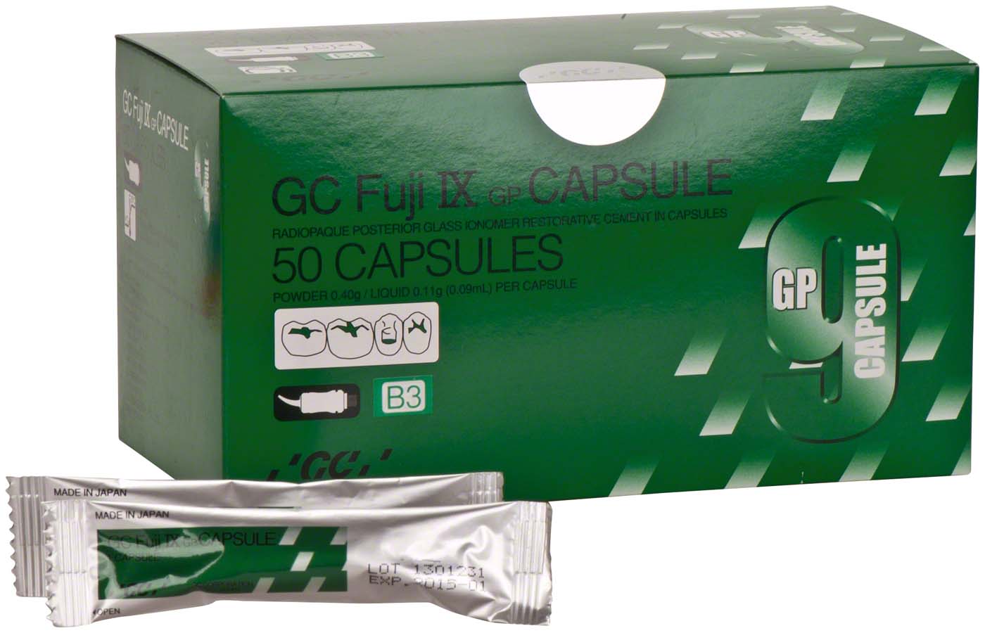 GC Fuji® IX GP 50 Kapseln B3 normalhärtend | Glasionomere für Füllungen ...