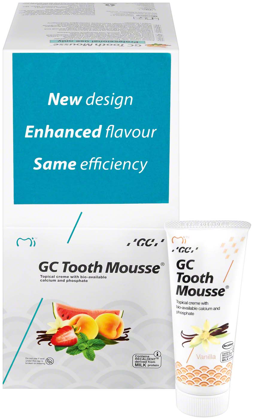 GC Tooth Mousse® 10 x 40 g Vanille | Zahnreinigung - Zahnpasta ...