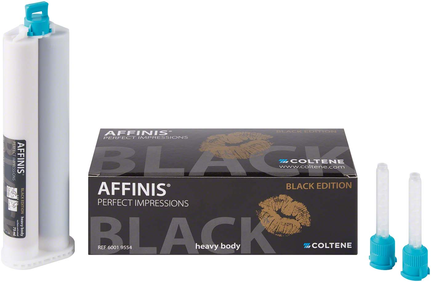 AFFINIS® heavy body BLACK EDITION 2 x 380 ml System 360, 1 Fixation ...