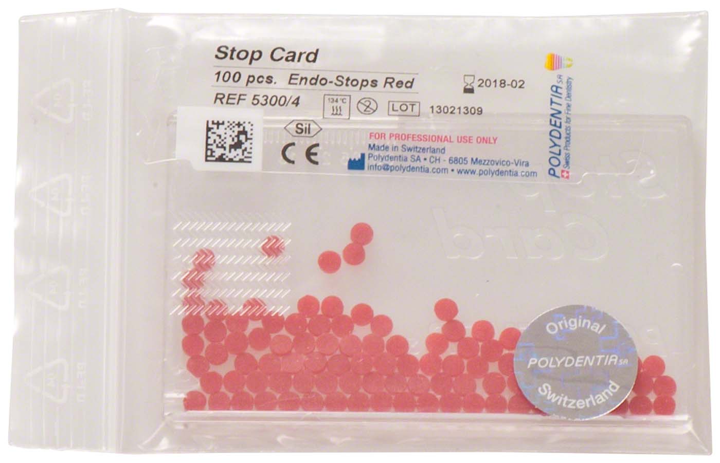 Endo Stops 100 Endo-Stopper rot, 1 Stop-card | Hilfsmittel | Endodontie ...