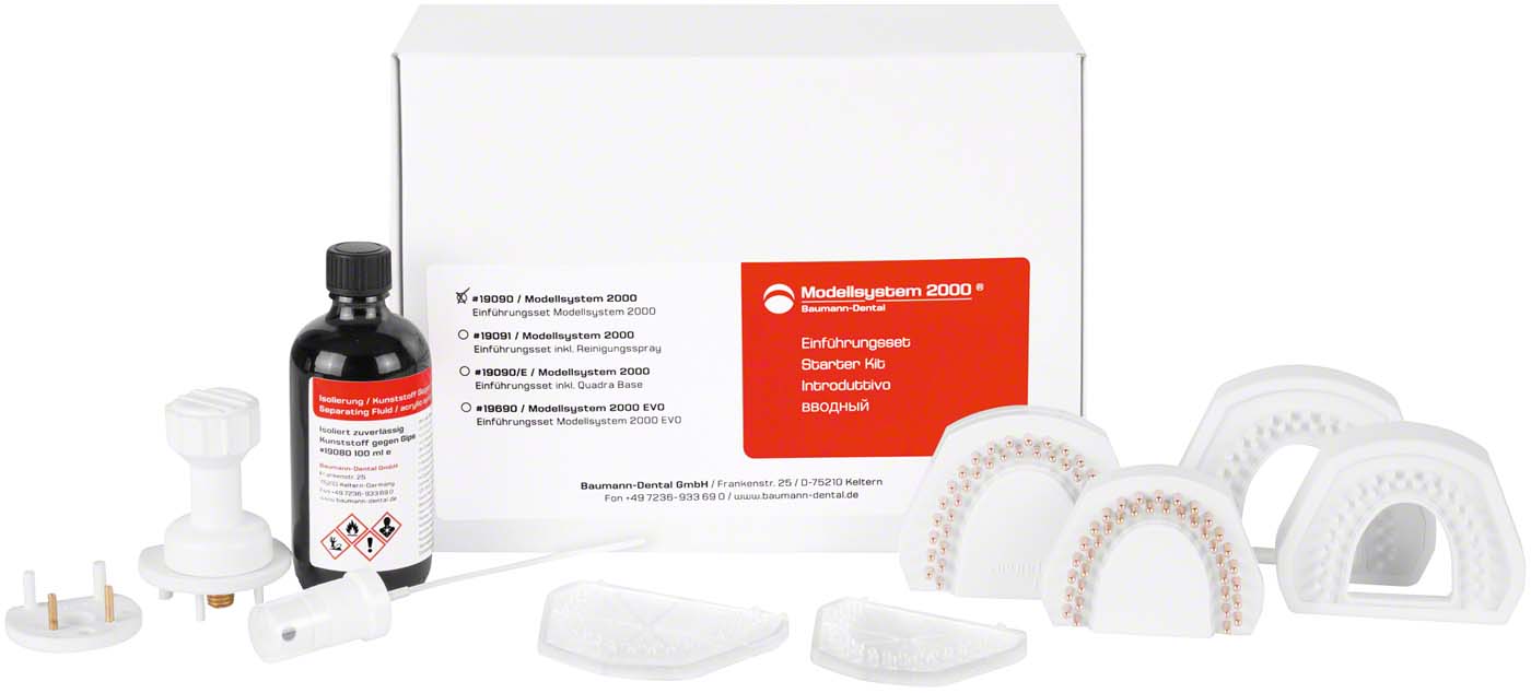 Modellsystem 2000 Pinbasisplatte **Starterset** | Zubehör Gipsabscheider, Pinbohrgeräte, Modell ...