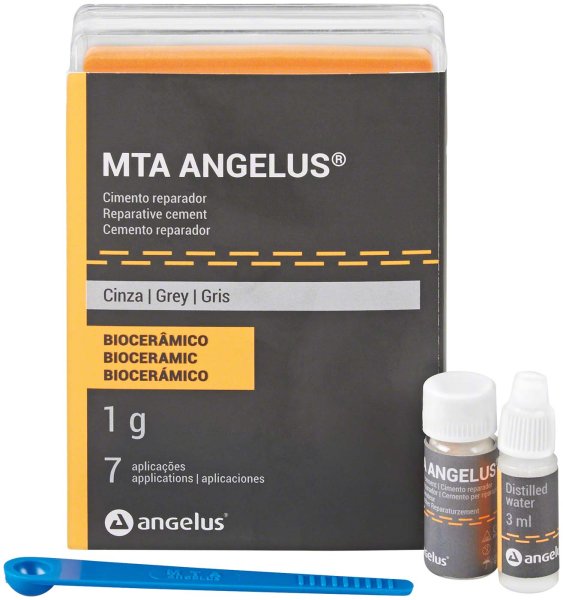 MTA-Angelus 1 g Zement grau, 3 ml destilliertes Wasser, 1 Messlöffel ...