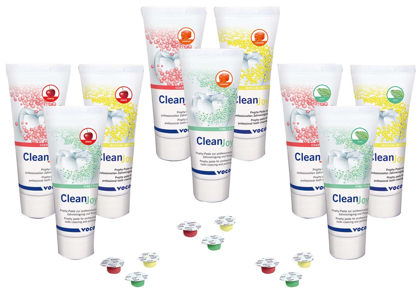 CleanJoy 4 x 100 g Tube fein grün, mint | Polier- und ...