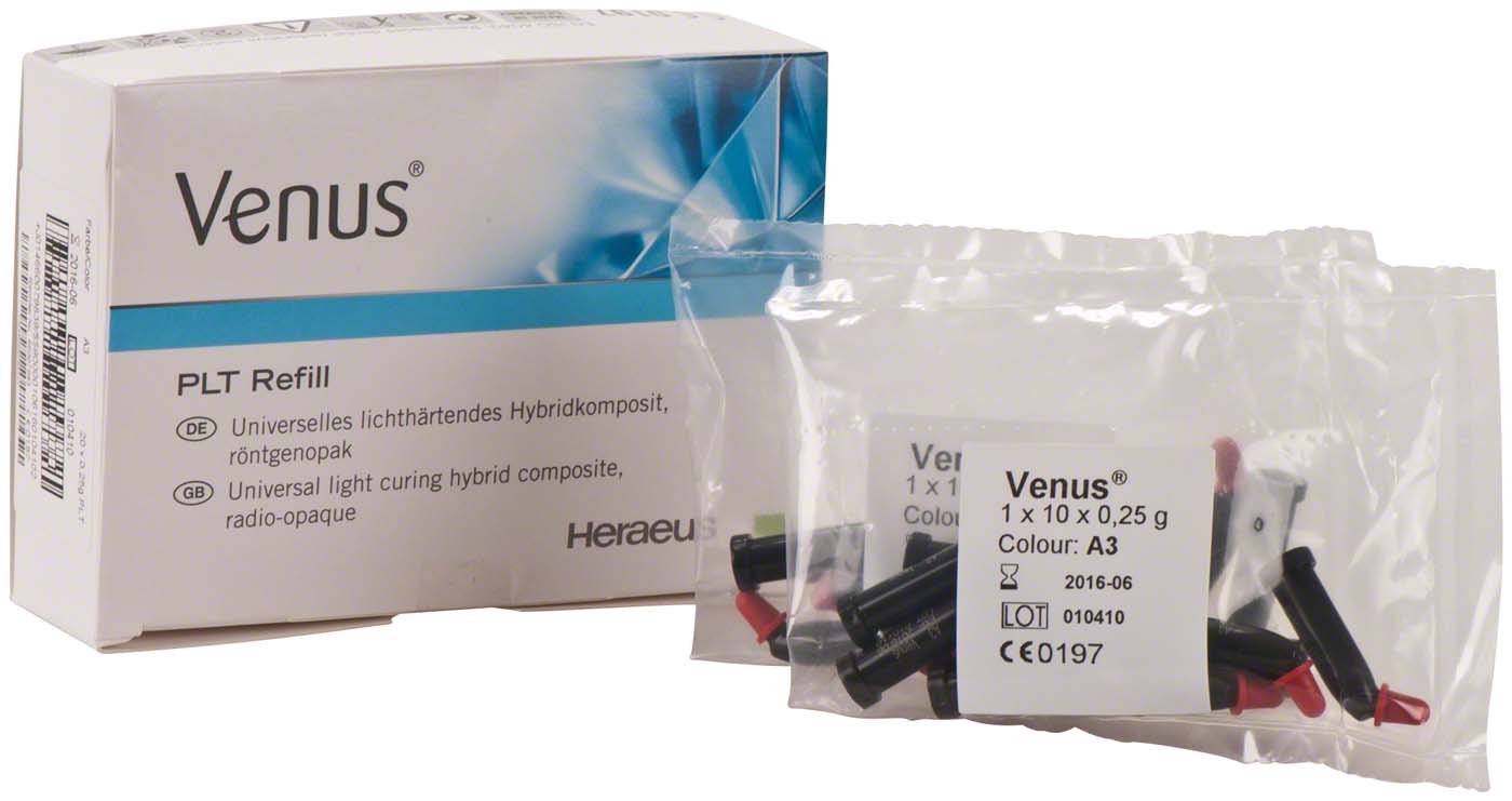 Venus® 20 x 0,25 g PLT A3 | Composite- lichthärtend, -stumpfaufbau ...
