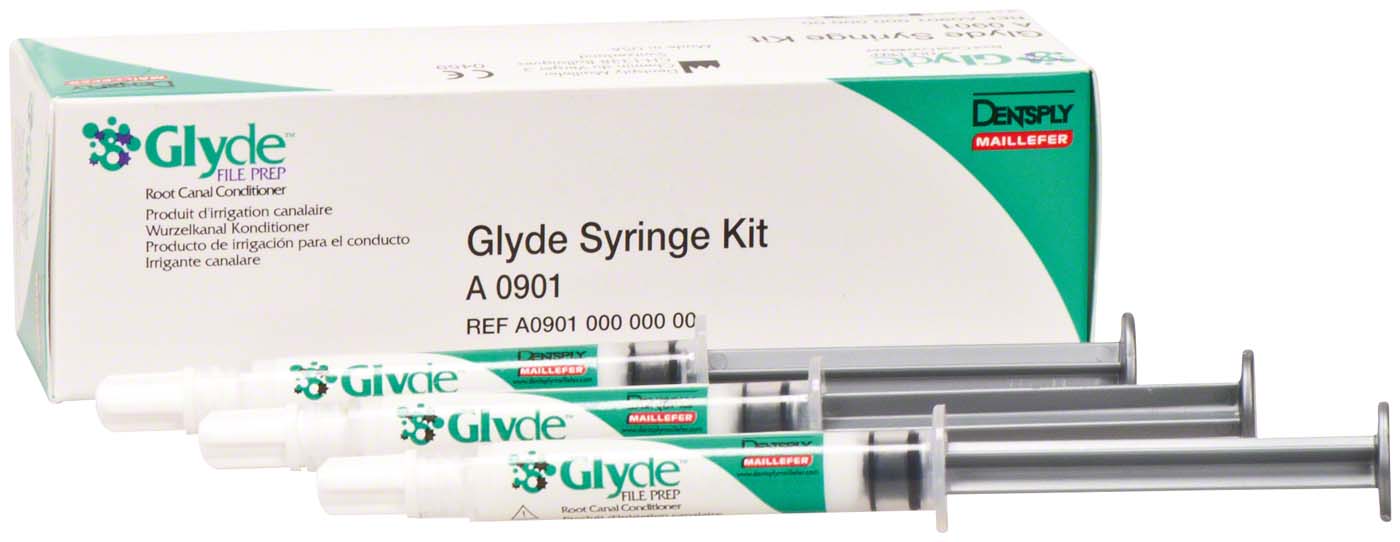 Glyde™ FILE PREP 3 x 3 ml Spritze | Wirkstoffe für die Wurzelkanal ...
