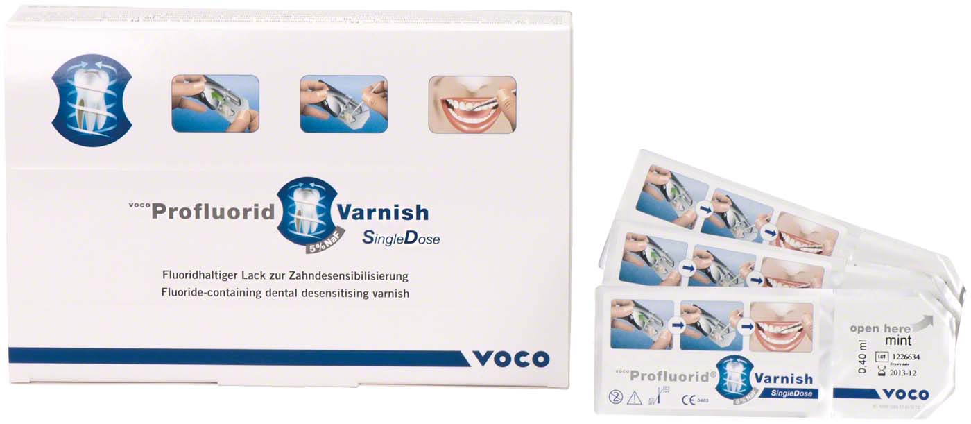 Profluorid® Varnish 50 x 0,4 ml Minze, Zubehör | Fluoridierung ...