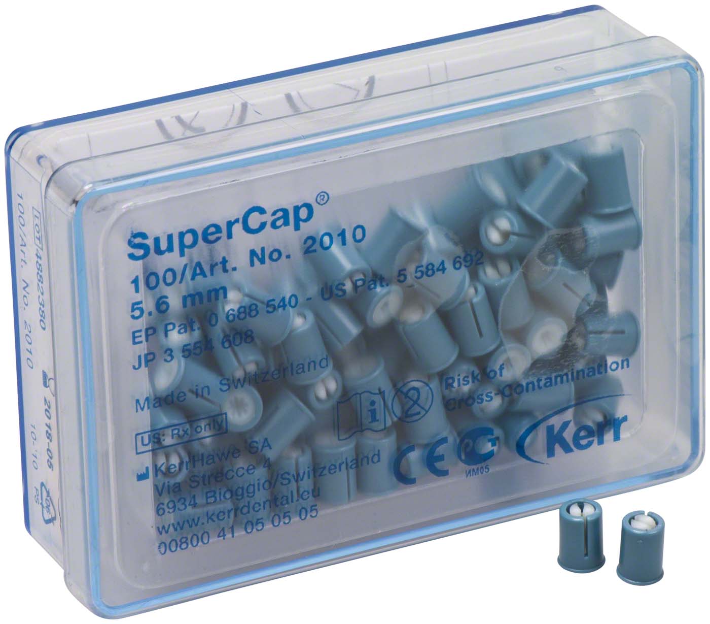 SuperCap® 100 Stück Höhe 5,6 mm | Matrizen, Matrizenbänder, Matrizenstreifen, Matrizenspanner ...