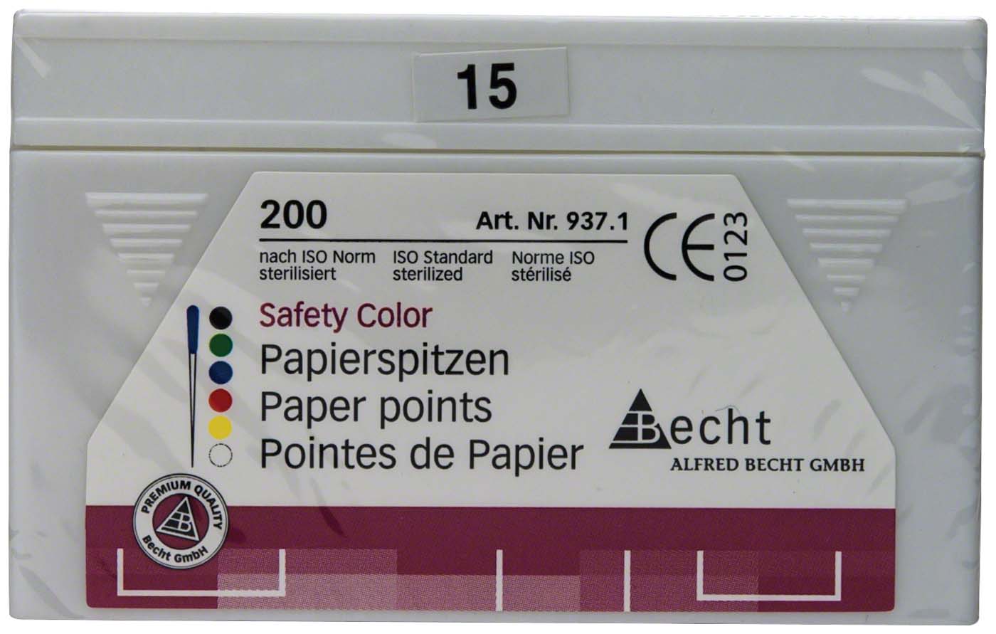 Papierspitzen Safety Color 200 Stück ISO 015 | Papierspitzen ...