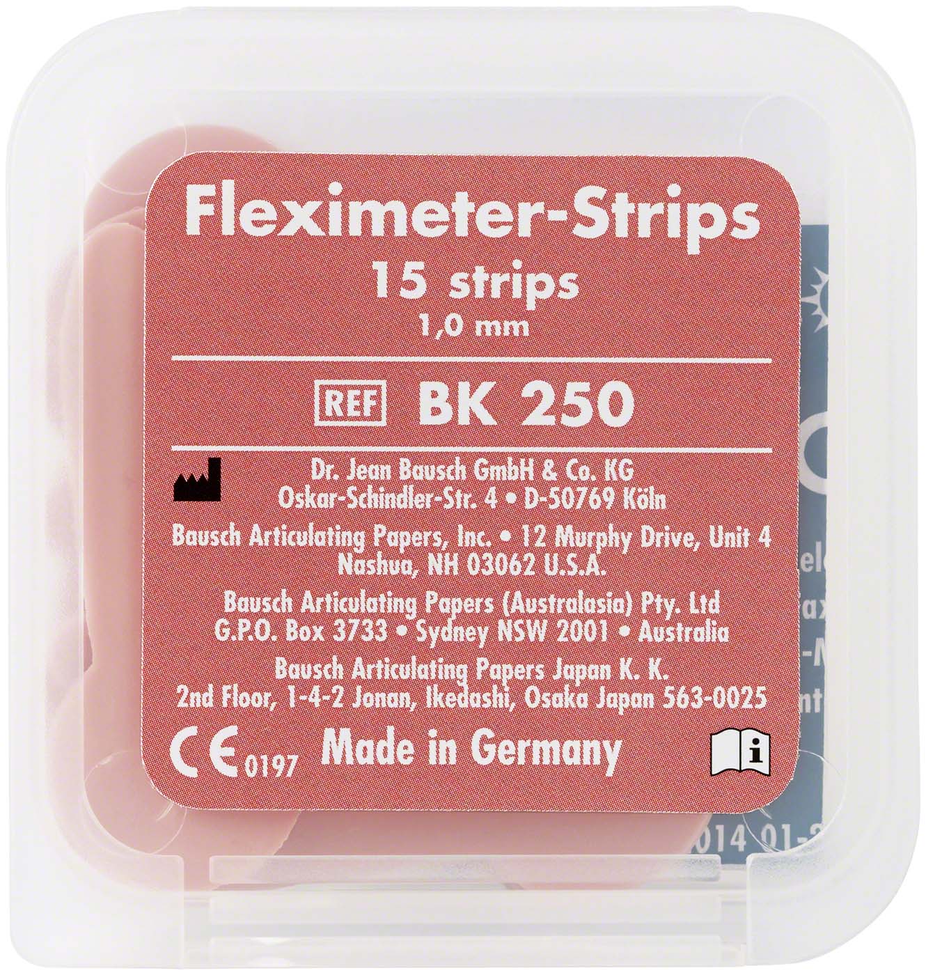 Fleximeter-Strips 15 Stück, 1,0 mm, rosa | Artikulationsspray ...