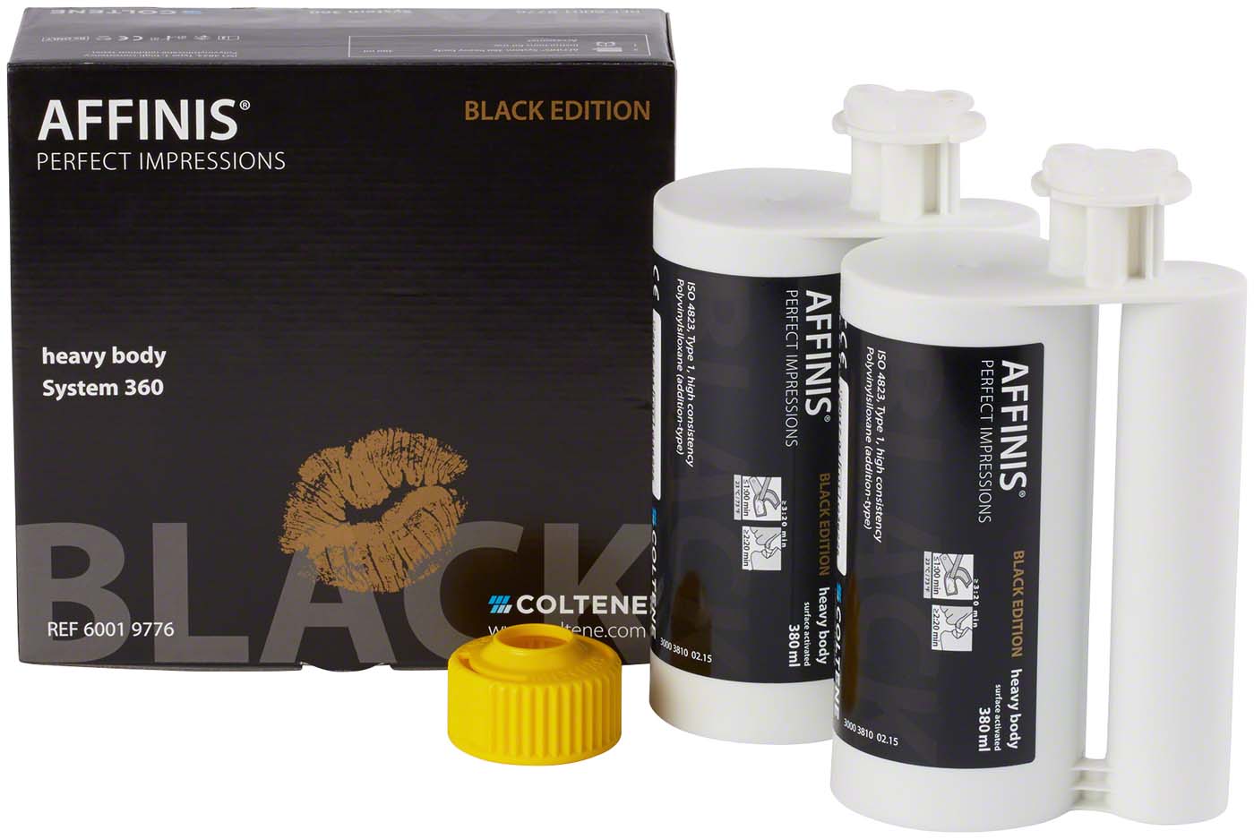 AFFINIS® heavy body BLACK EDITION 2 x 380 ml System 360, 1 Fixation ...