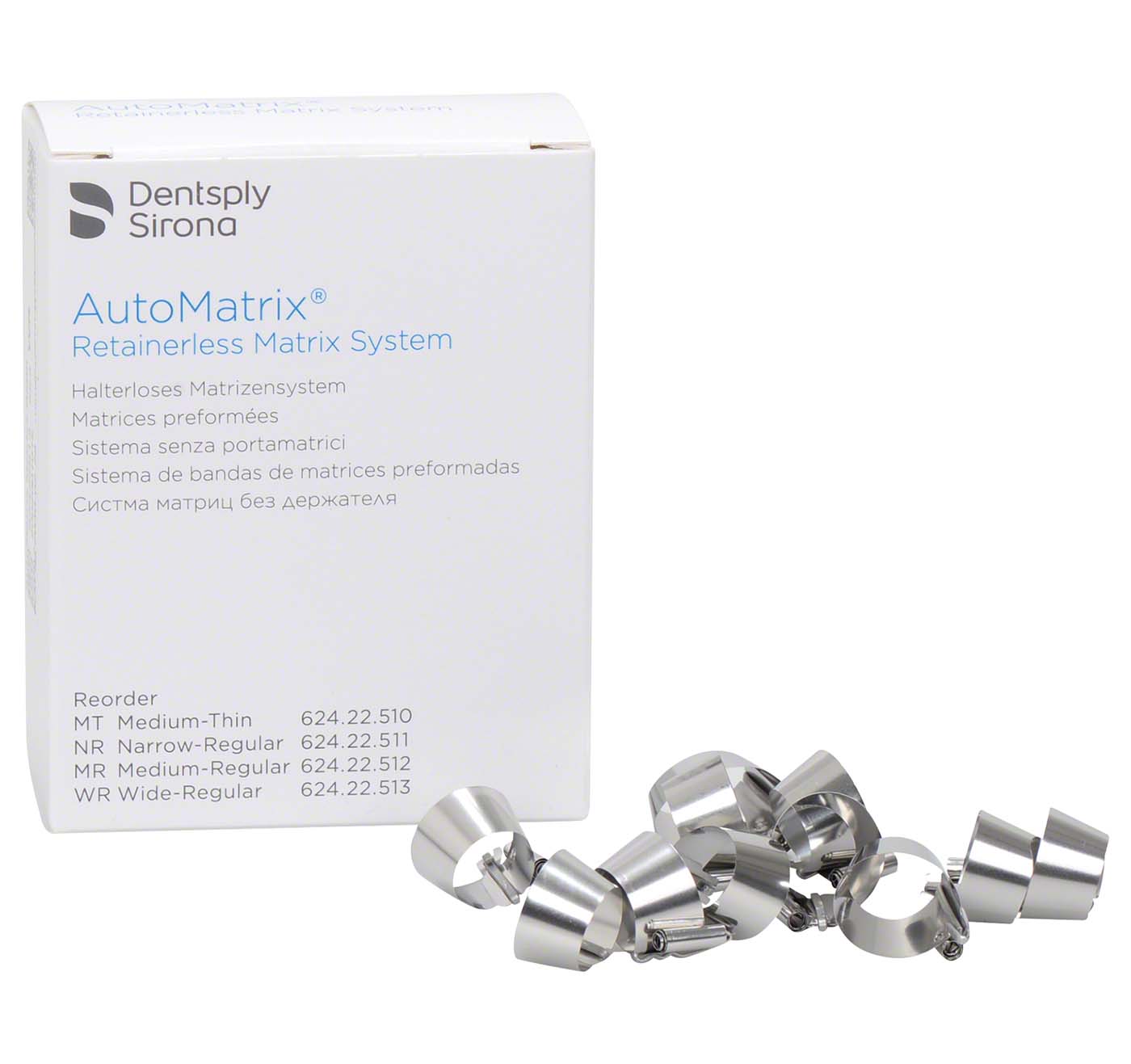 AutoMatrix® 72 Stück WR, breit/normal | Matrizen, Matrizenbänder ...