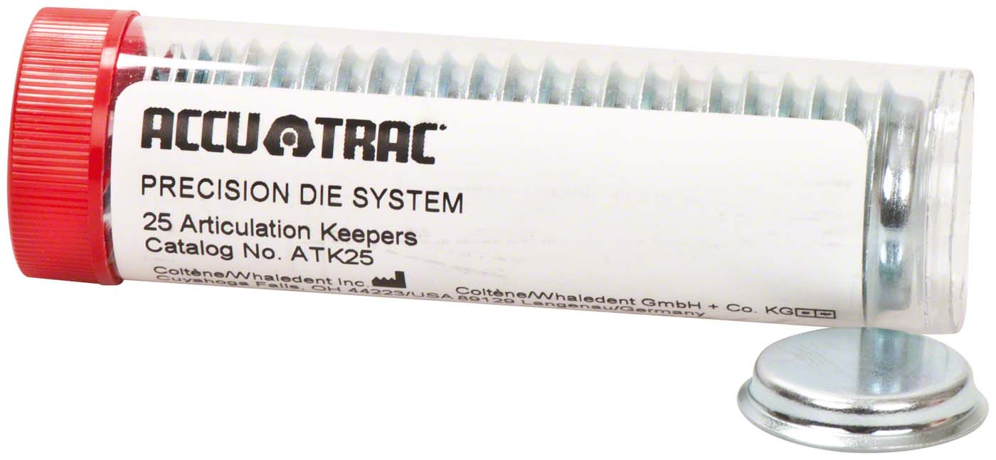 ACCU-TRAC 25 Artikulatorplatten, 25 Namensschilder, 25 Rückrufkarten ...