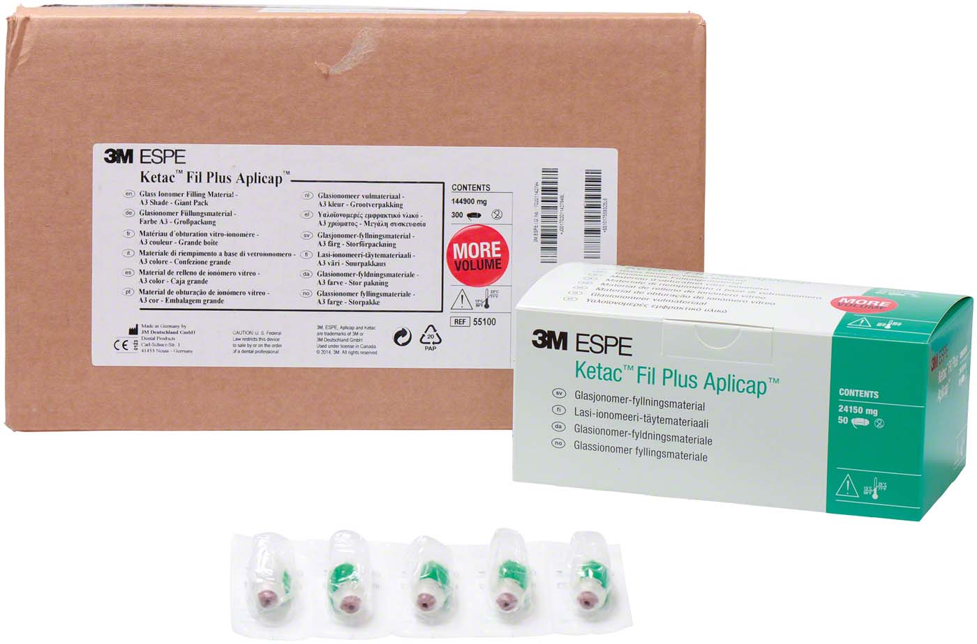 Ketac™ Fil Plus **Großpackung** 300 Kapseln A3 | Glasionomere für ...