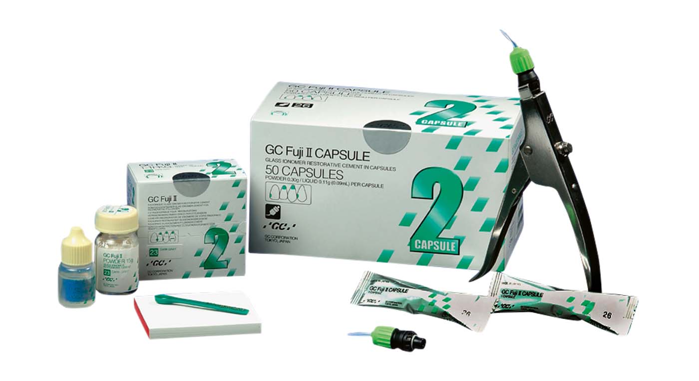 GC Fuji II 15 g Pulver gelbbraun A3 | Glasionomere für Füllungen ...