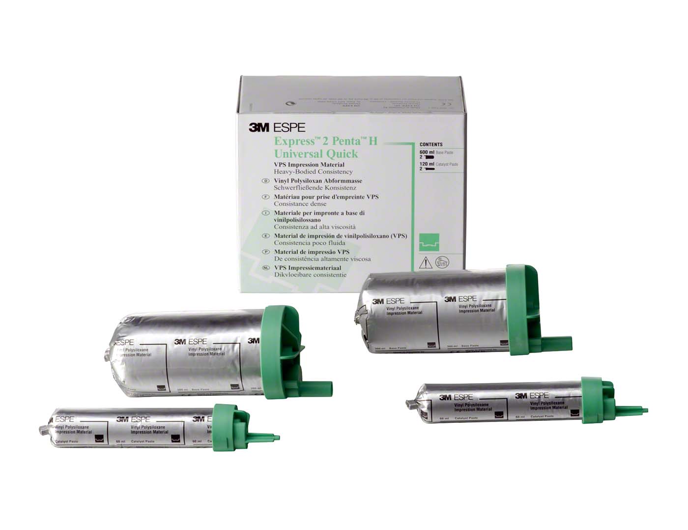 Express™ 2 Penta™ H 2 x 300 ml Basispaste Universal Quick, 2 x 60 ml ...