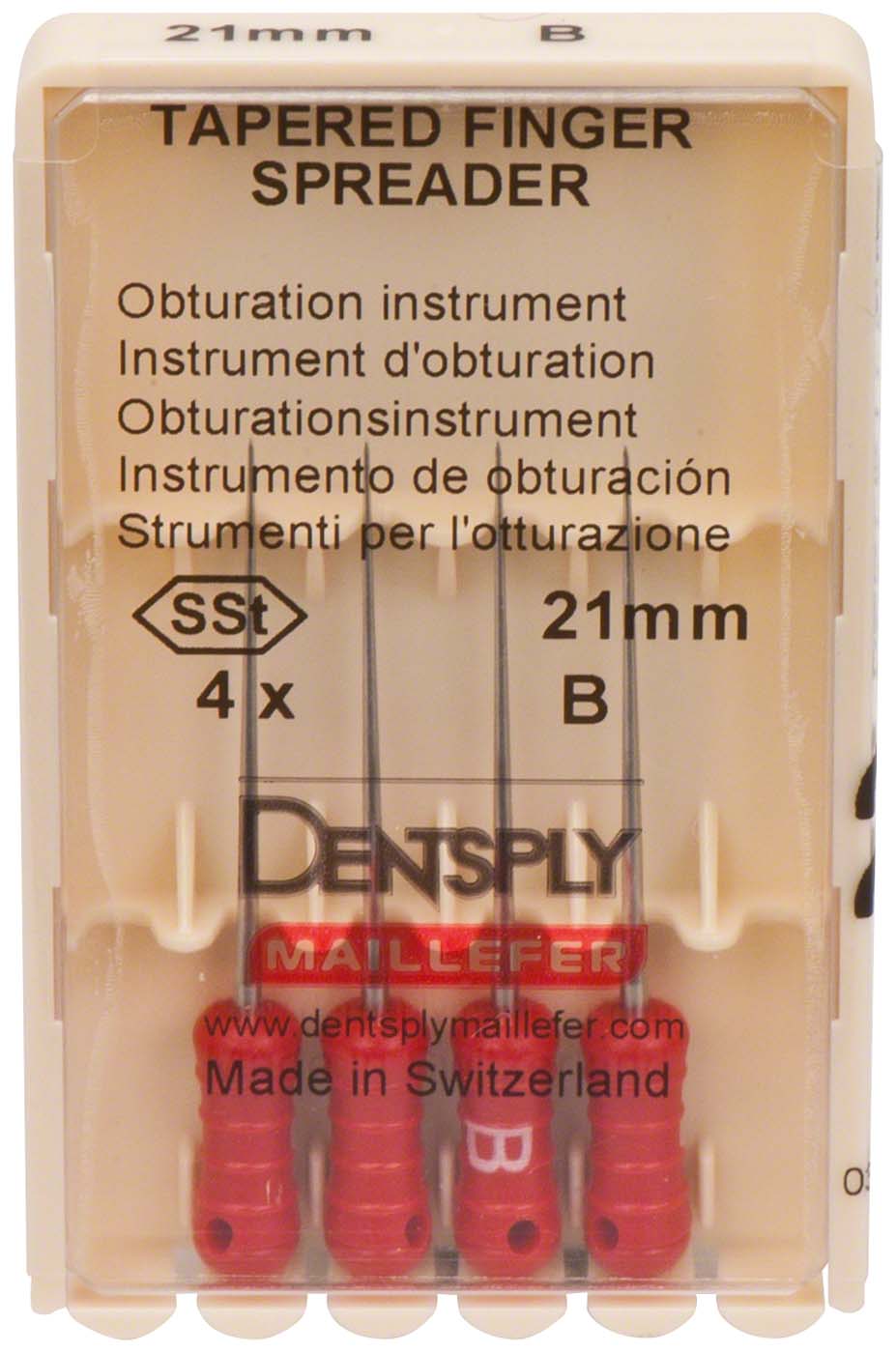 Finger Spreader konisch 4 Stück 21 mm, Größe B | Wurzelfüller, Plugger ...