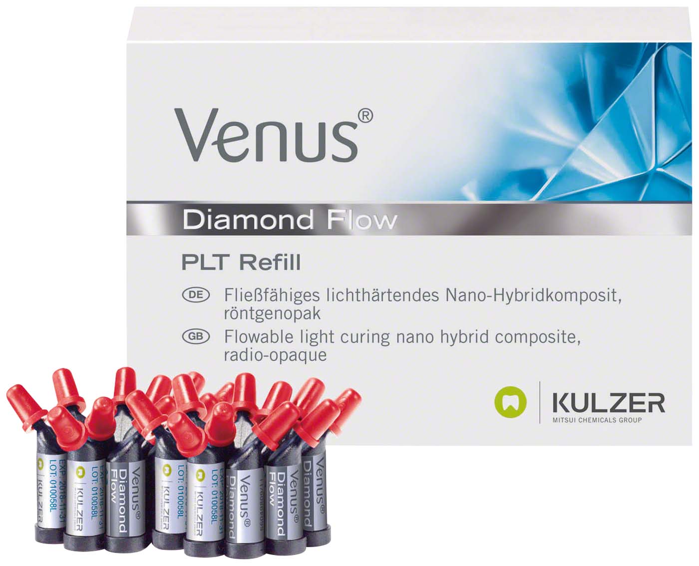 Venus® Diamond Flow 20 x 0,2 g PLT HKA5 | Composite- lichthärtend, -stumpfaufbau | Füllungen ...